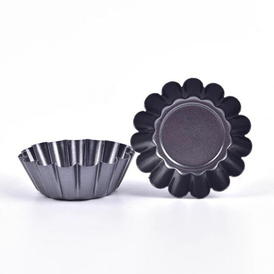 Set 2 forme briose din inox, 8x8x3 cm - eMAG.ro