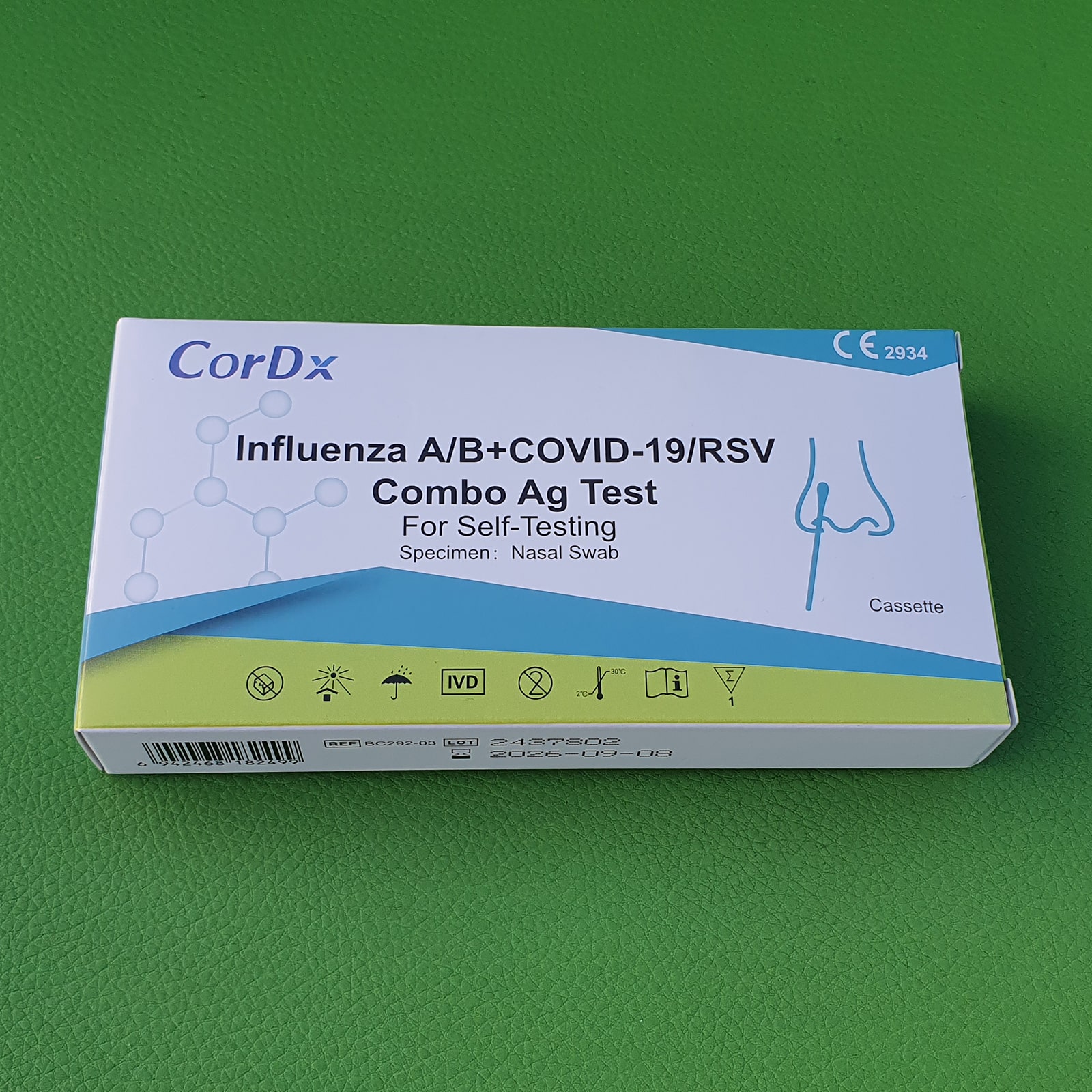 Test Rapid Antigen, Combinat, 4 in 1, Gripa A+B, Covid-19 si RSV, CorDx ...