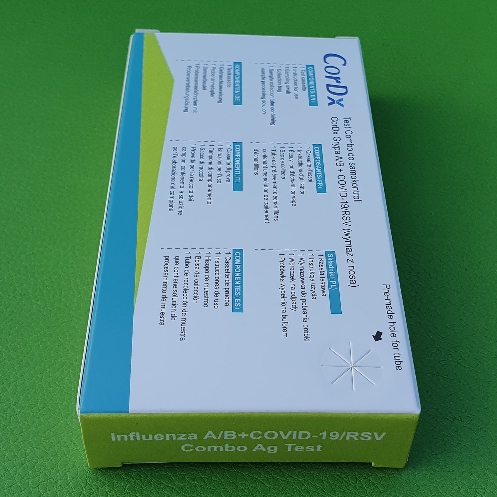 Test Rapid Antigen, Combinat, 4 in 1, Gripa A+B, Covid-19 si RSV, CorDx ...