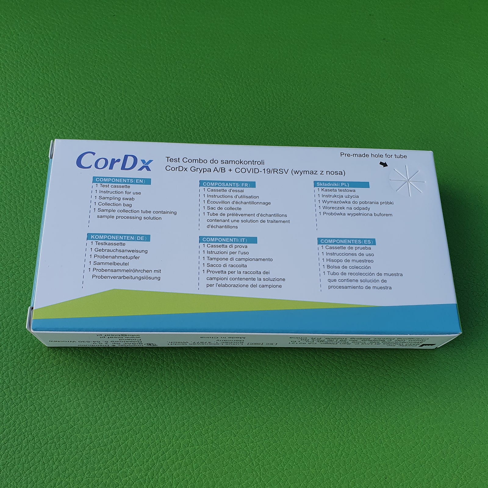 Test Rapid Antigen, Combinat, 4 in 1, Gripa A+B, Covid-19 si RSV, CorDx ...