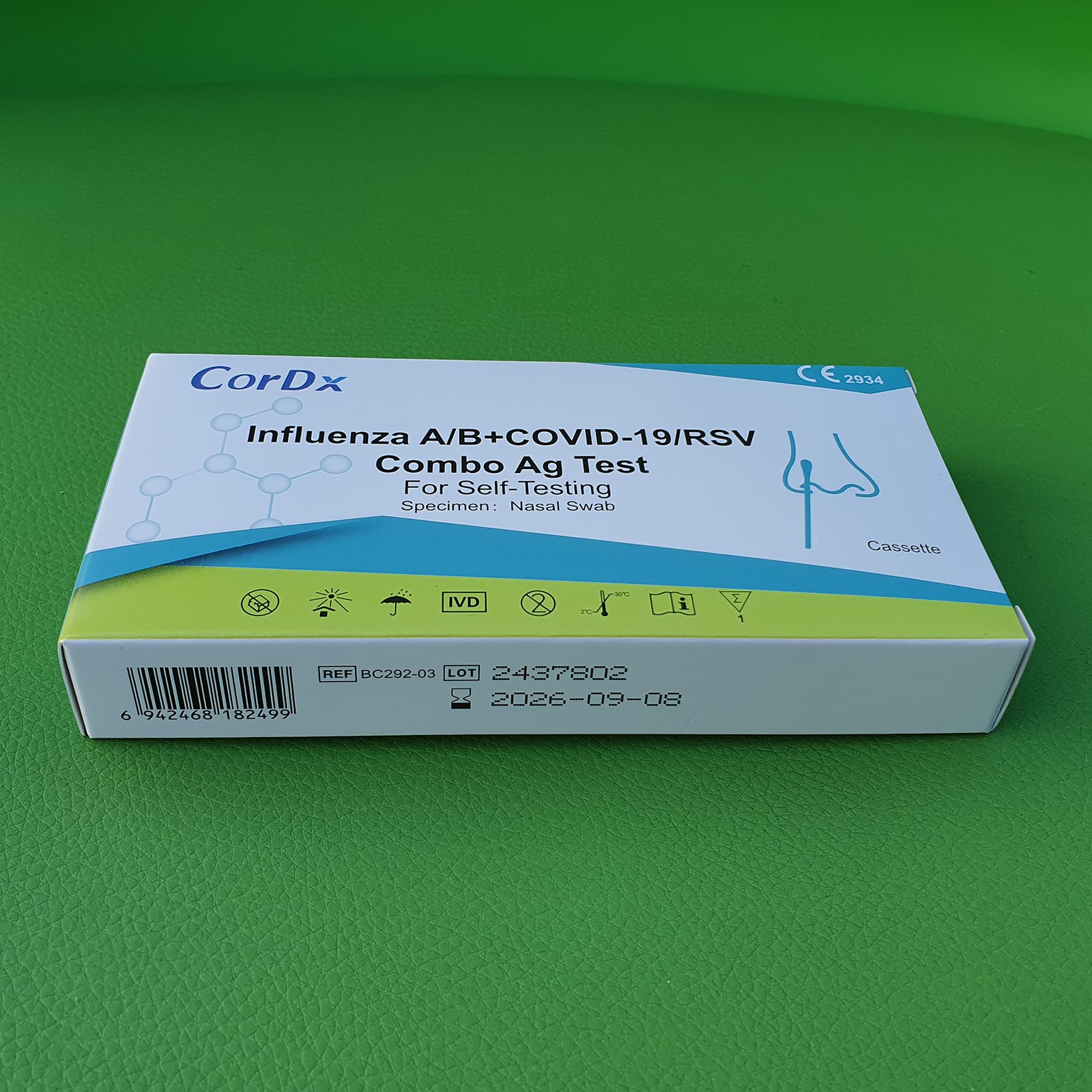 Test Rapid Antigen, Combinat, 4 in 1, Gripa A+B, Covid-19 si RSV, CorDx ...