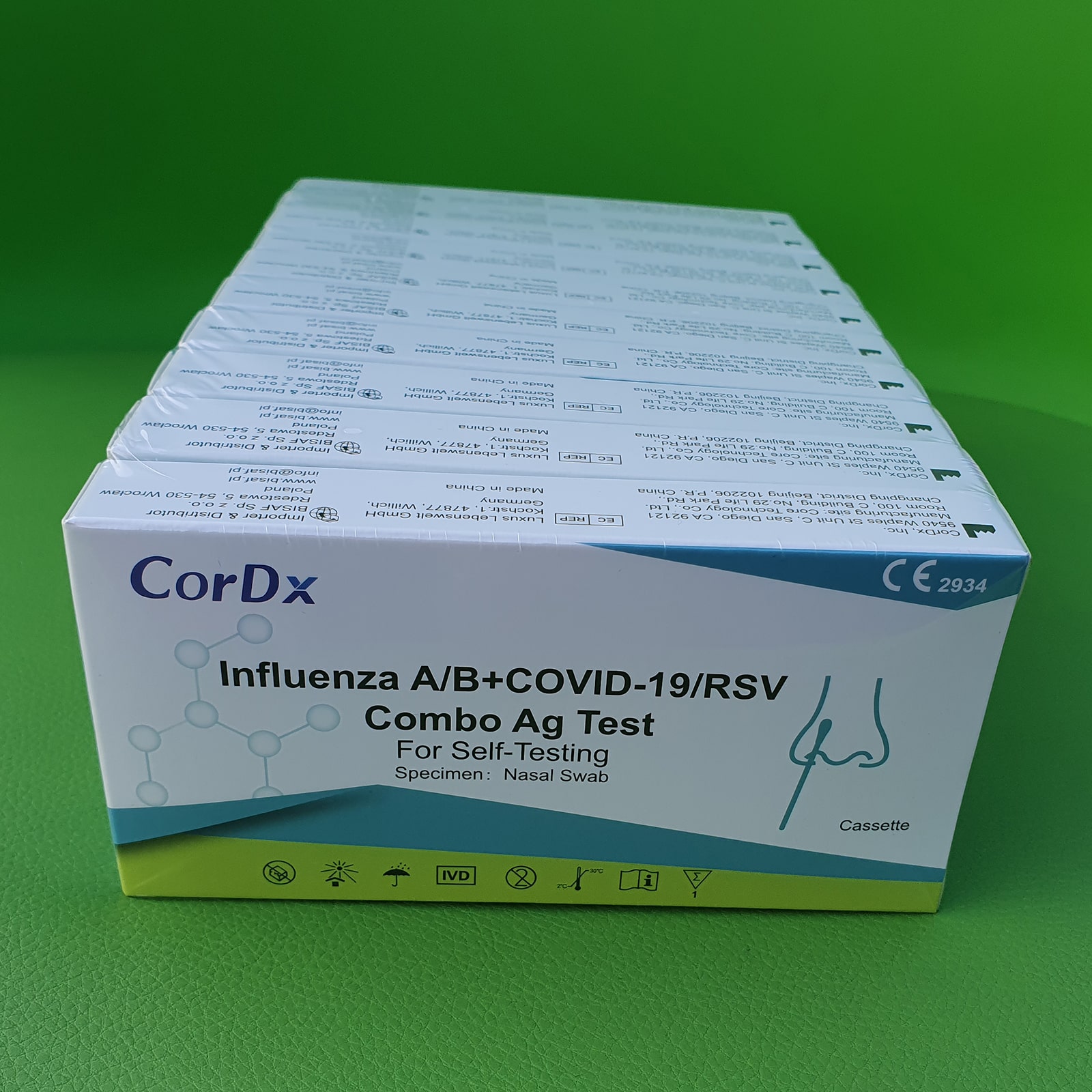 Set 10 Teste Rapide Antigen, Combinate, 4 in 1, Gripa A+B, Covid-19 si ...