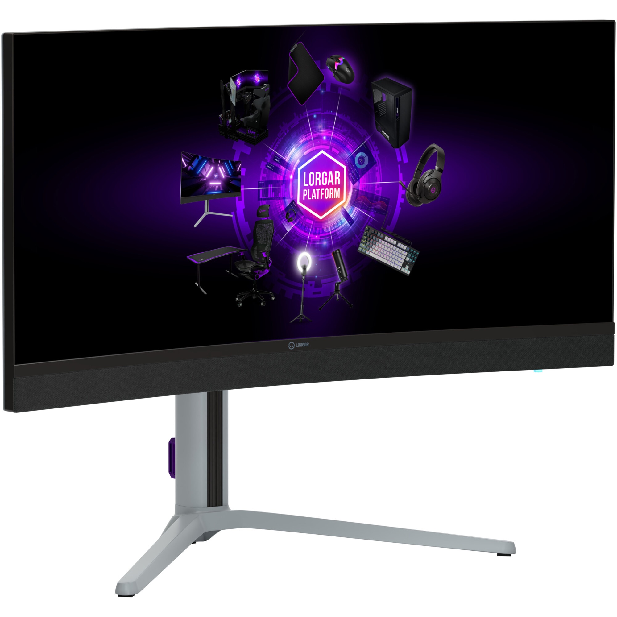 Monitor Gaming Curbat MiniLED VA Lorgar Pro 34MP1 34" UWQHD (3440x1440 ...