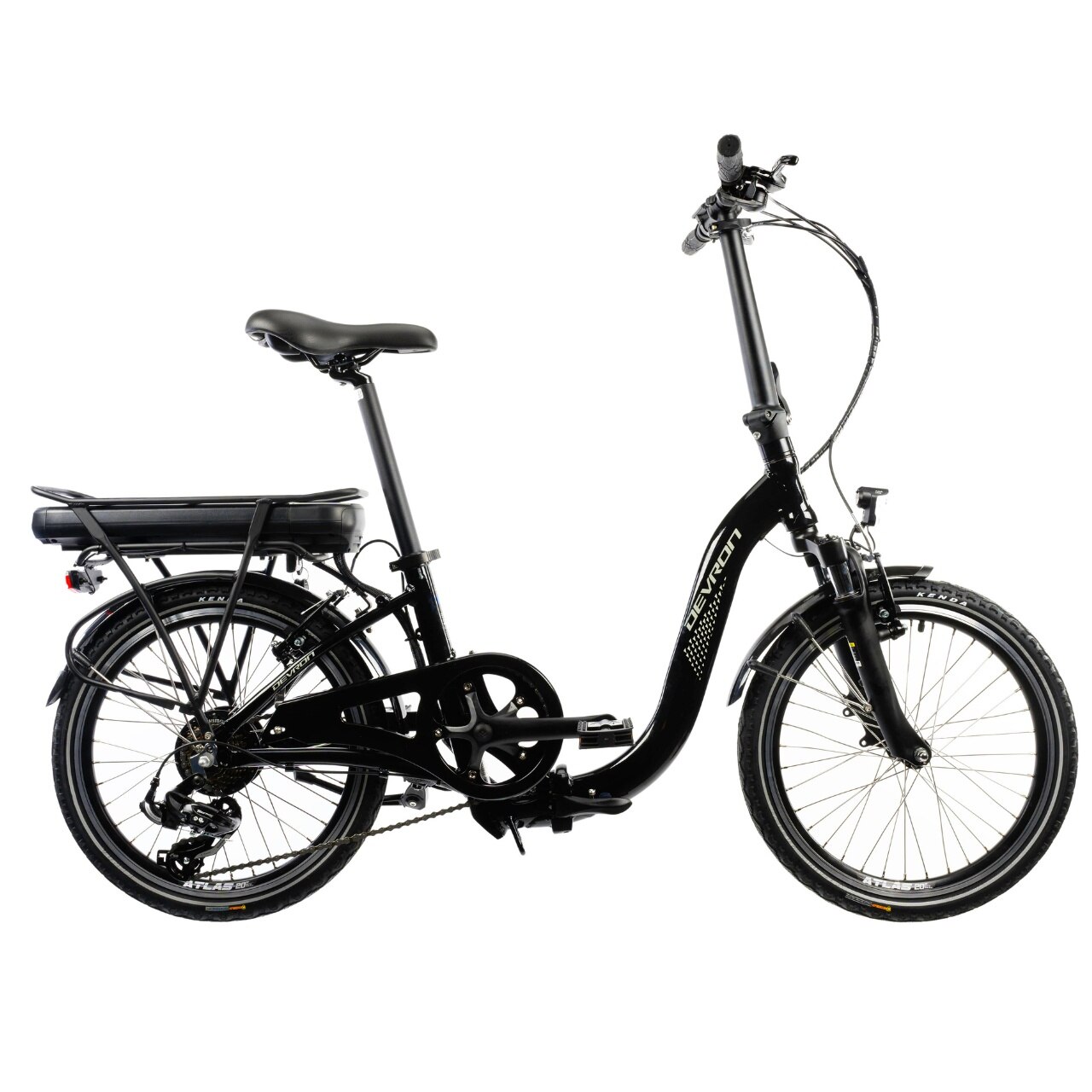 Bicicleta Electrica Pliabila Devron 20122 - 20 Inch, S, Negru - eMAG.ro