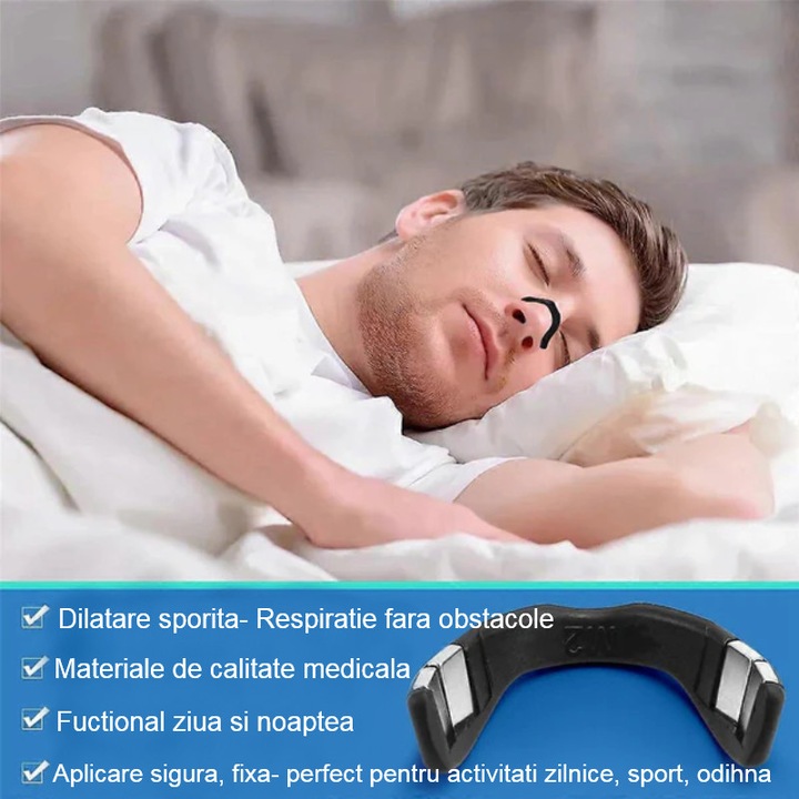 Dilatator nazal magnetic, antisforatit, set dilatator nazal confortabil ...