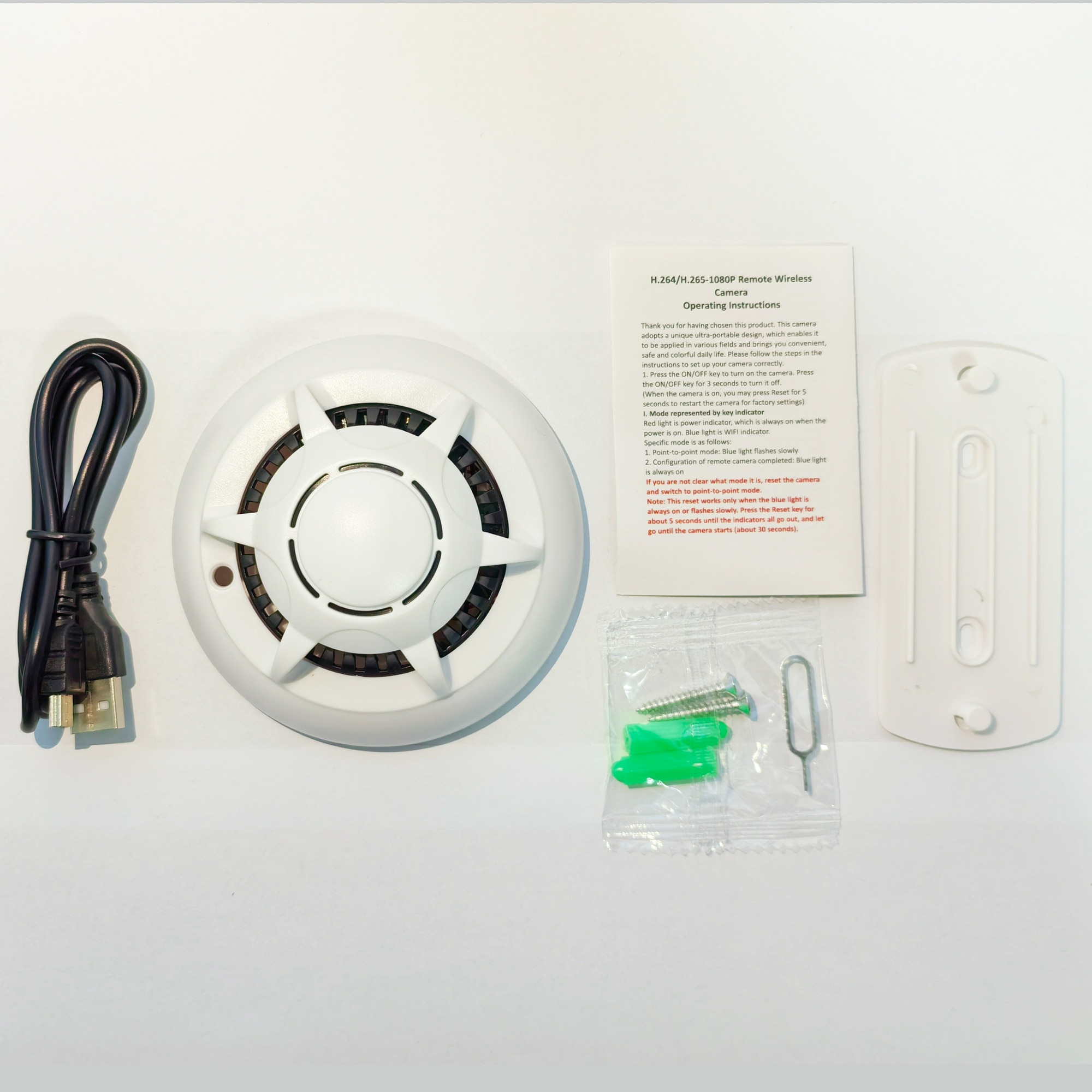 Camera Spion Ascunsa cu Audio / Video 1920 x 1080p Full HD, Occuwzz ...