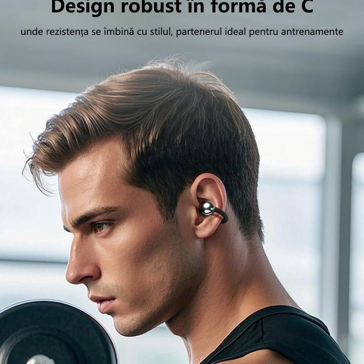 Casti Wireless Yagizaai Clip-on, Bluetooth 5.4, 50h autonomie ...