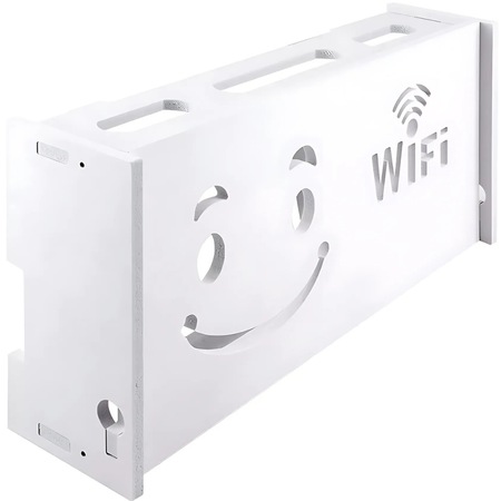 Cutie depozitare router JOZY®, design modern in forma de pisica, ABS ...