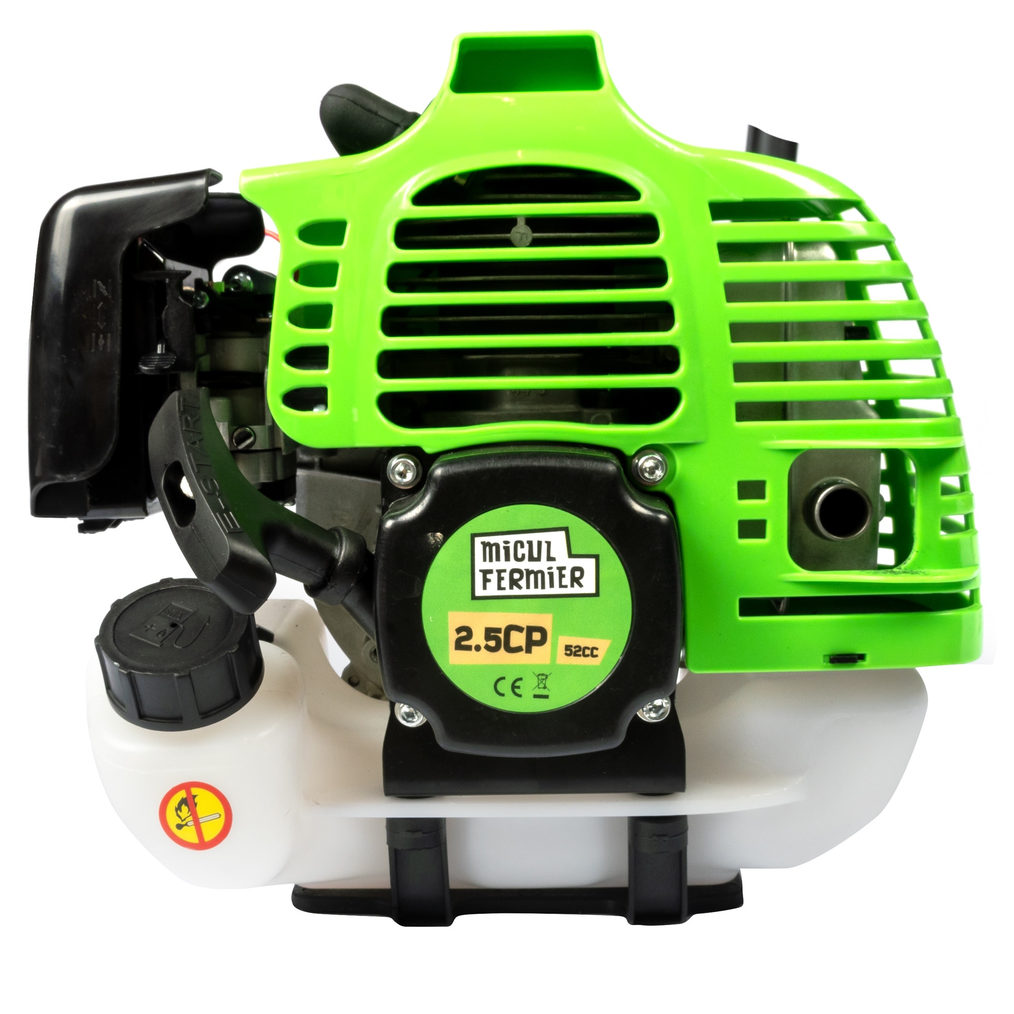 Motocoasa Micul Fermier 2.5CP, 52CC, motor benzina 2T, pornire rapida ...