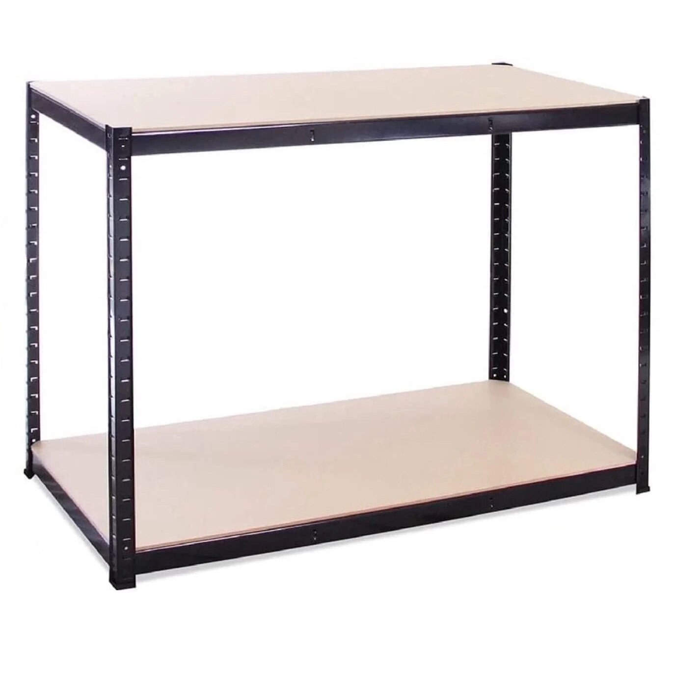 G-Rack fém tárolópolc, 90 x 120x 60 cm, 2 polc, 300 kg/polc, acél váz ...
