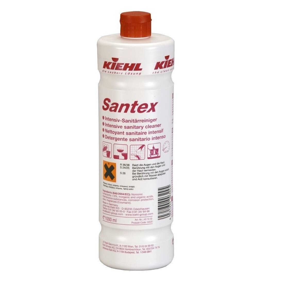 Solutie detartranta Santex pentru spatii sanitare, 1L - eMAG.ro