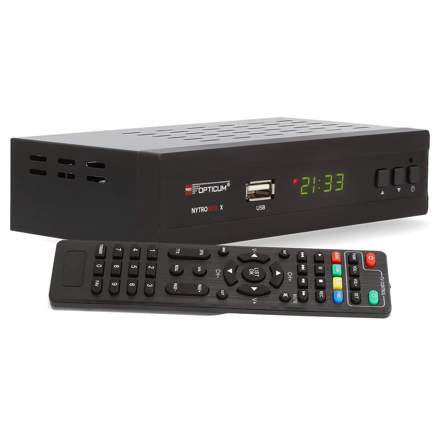 Tuner DVB-T2 H.265, Opticum, Full HD 1080p, HDMI, SCART - eMAG.ro