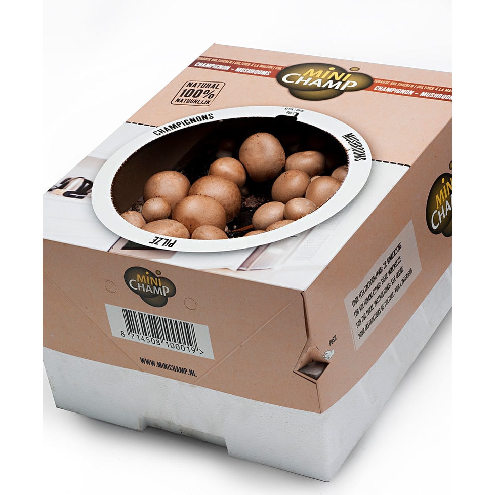 Set cultivare ciuperci Bakker miceli 7,5l + cutit Fiskars pentru ...