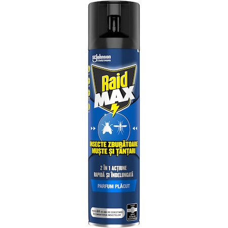 Spray Insecte Zburatoare Raid Max, 400ml - eMAG.ro