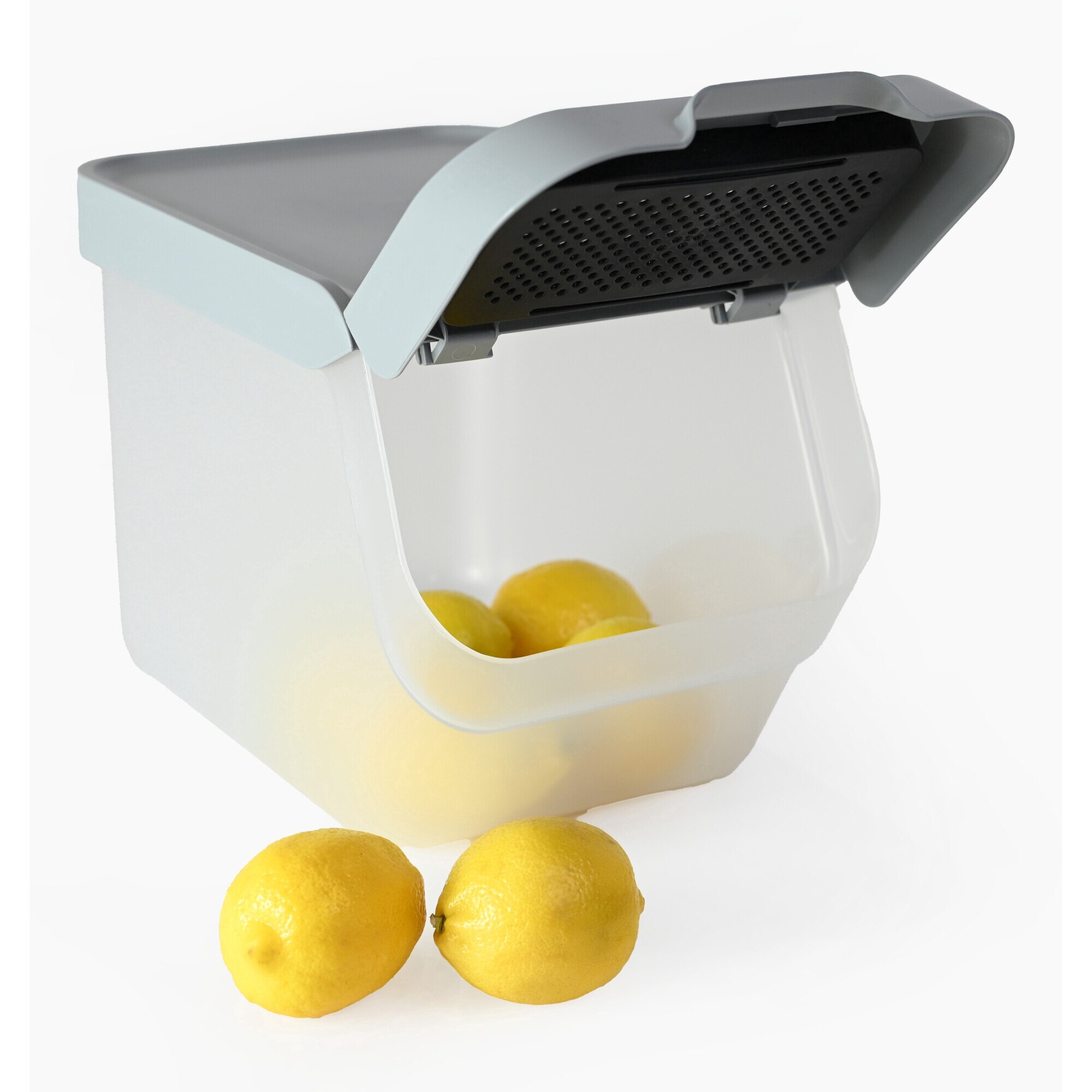 Set de 2 Cosuri pentru fructe si legume 10 L + Cos pentru deseuri ...