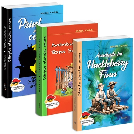 Pachet autor Mark Twain, 3 carti - eMAG.ro