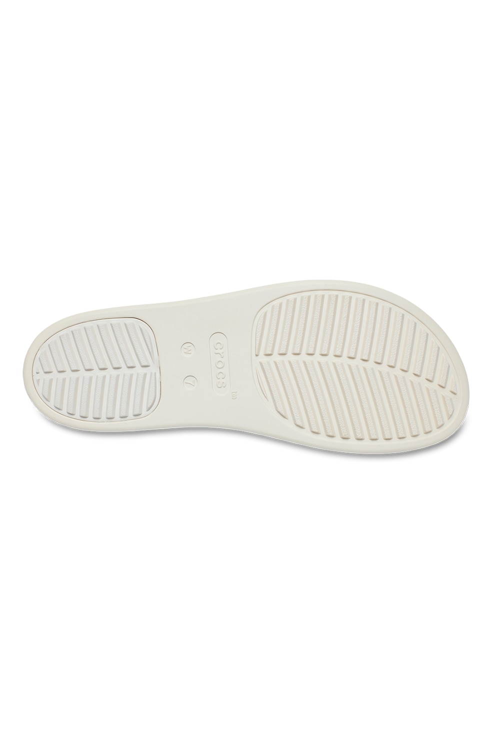 Crocs, Скосени сандали с декоративни камъни, Мръснобял, 37-38 - eMAG.bg