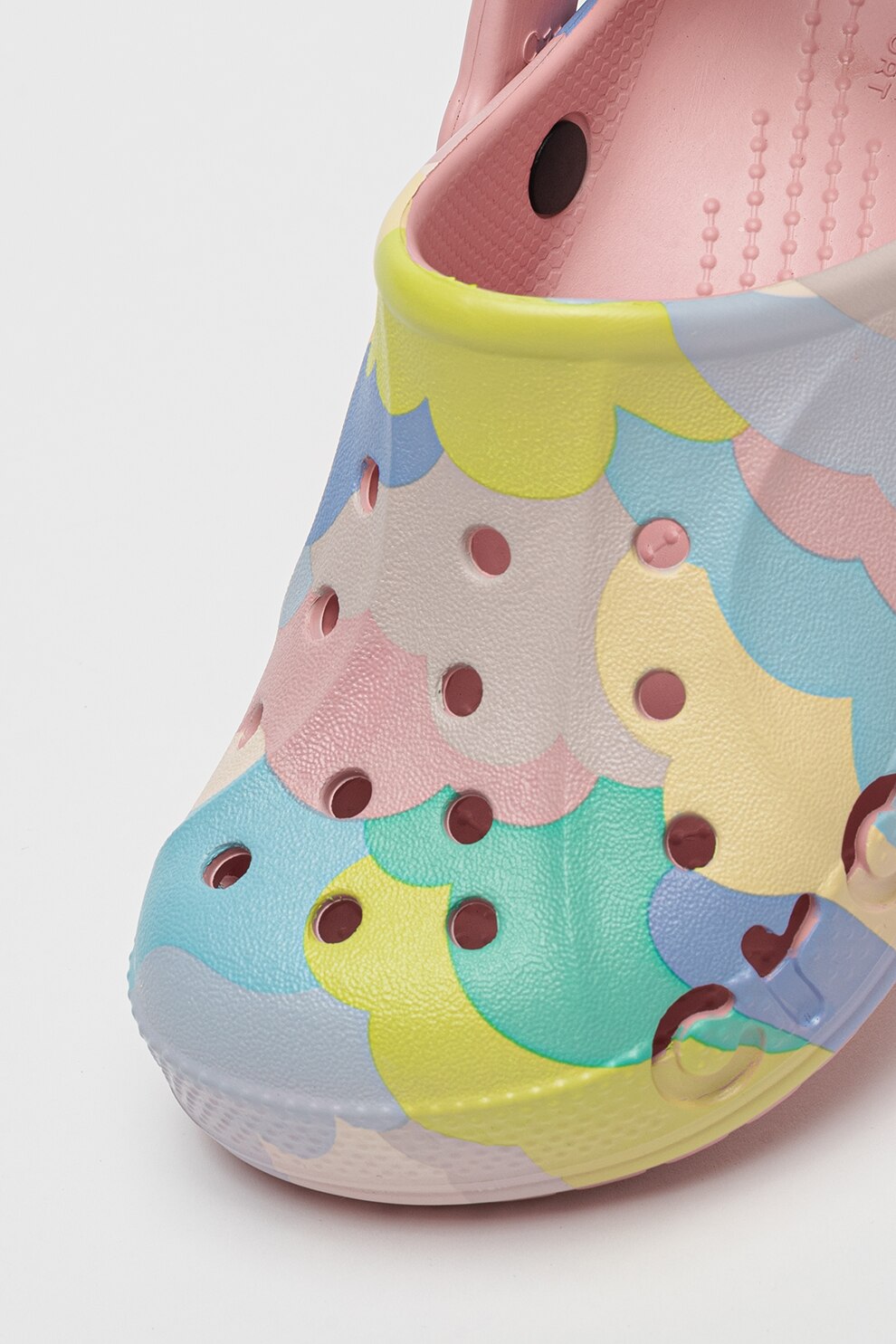 Saboti slingback de cauciuc, Crocs Baya Seasonal Printed Clog Kids ...