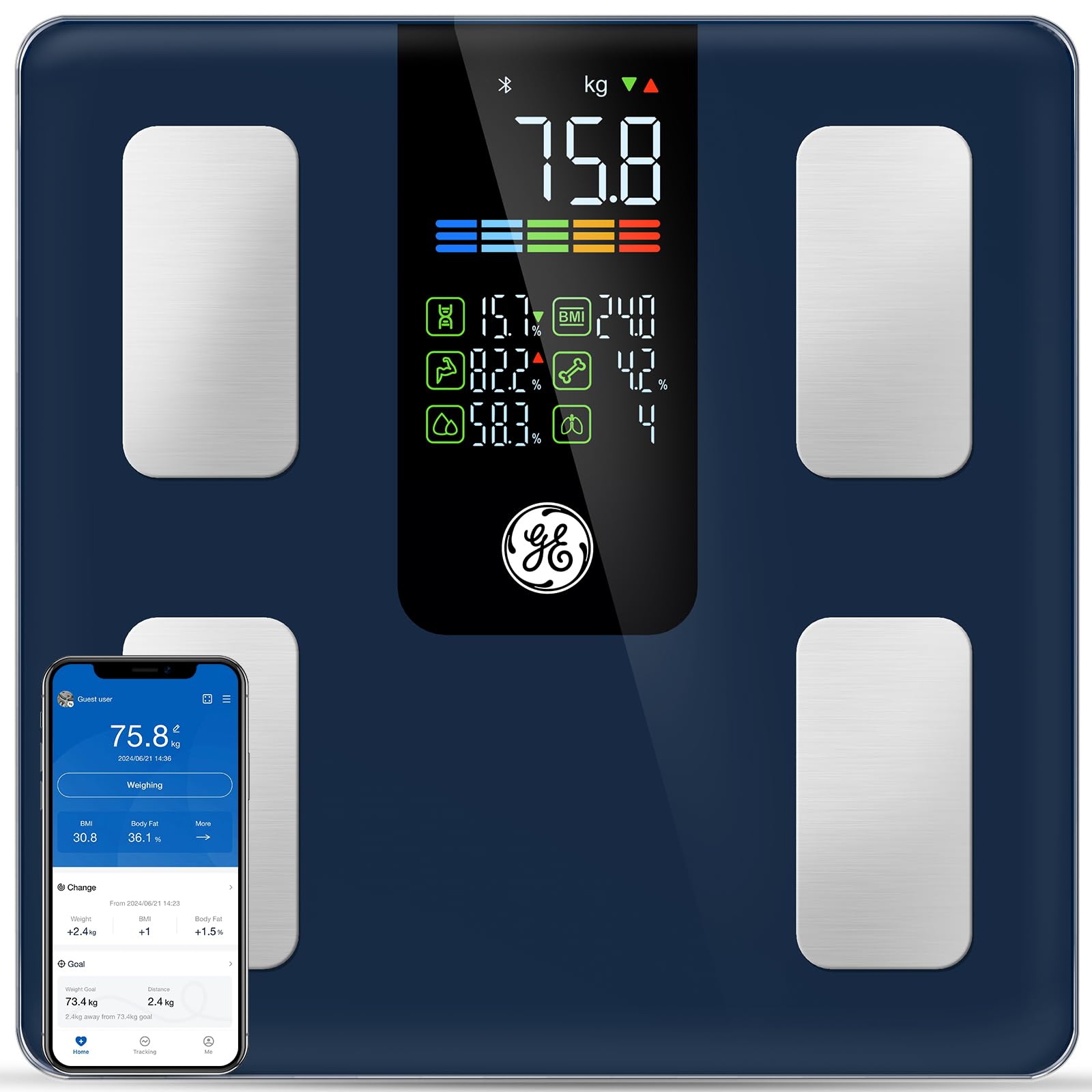 Cantar Ge Body Fat Scale Perenson Scale Digital Body Analysis Scale ...