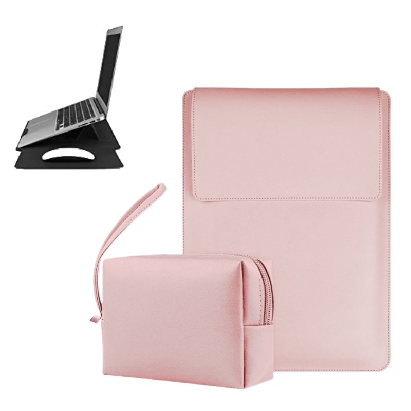 Husa Laptop 13-14 inch compatibila cu MacBook Air, MacBook Pro, Piele ...