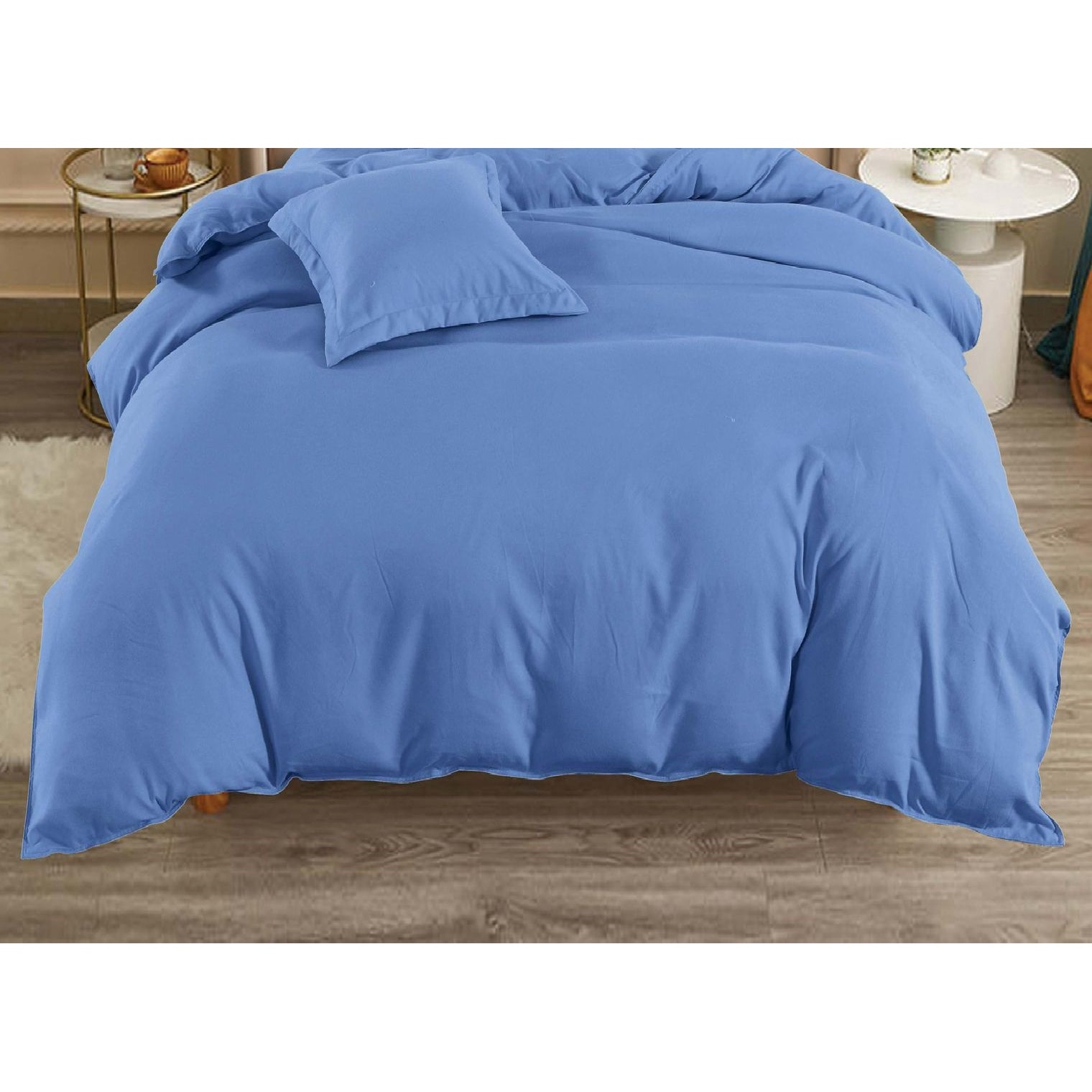 Set Lenjerie de pat colorata CHIRASO, din Bumbac Finet, pentru 1 sau 2 ...