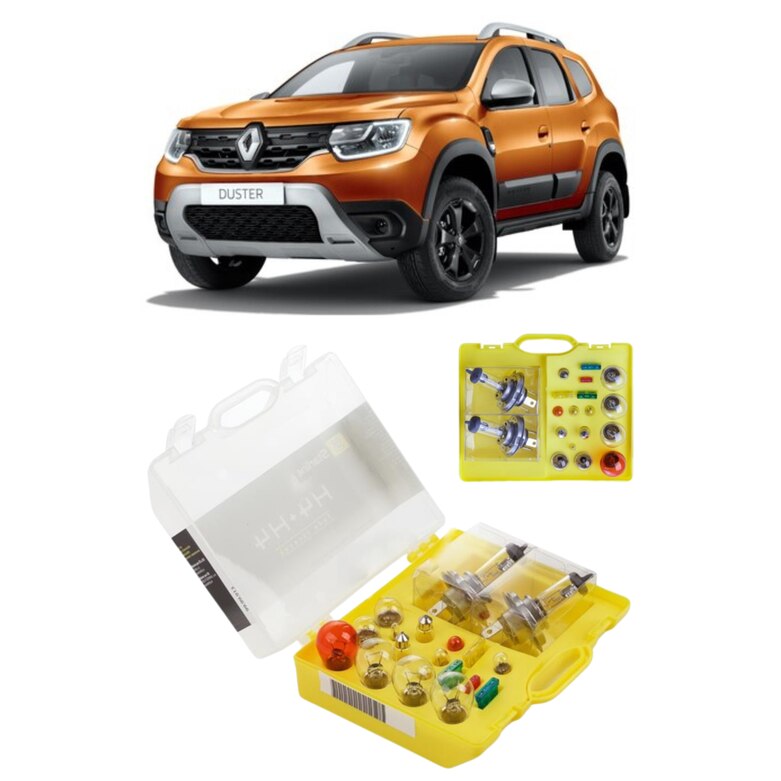 Kit trusa Set becuri H4 compatibila cu Dacia Duster din 2010 - 2017 ...