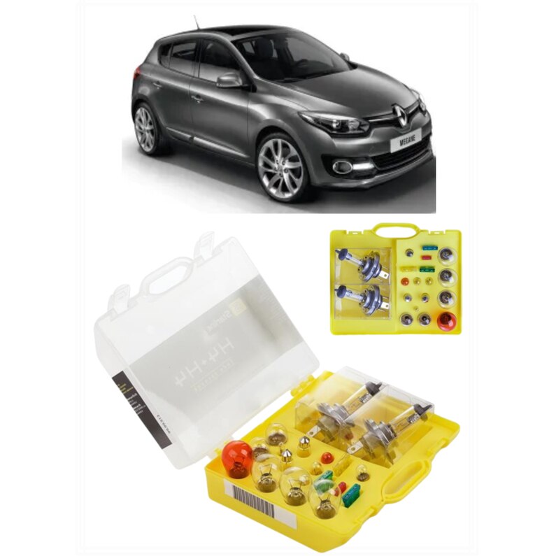 Kit trusa Set becuri H7 compatibila cu Renault Megane din 2008 - 2016 ...