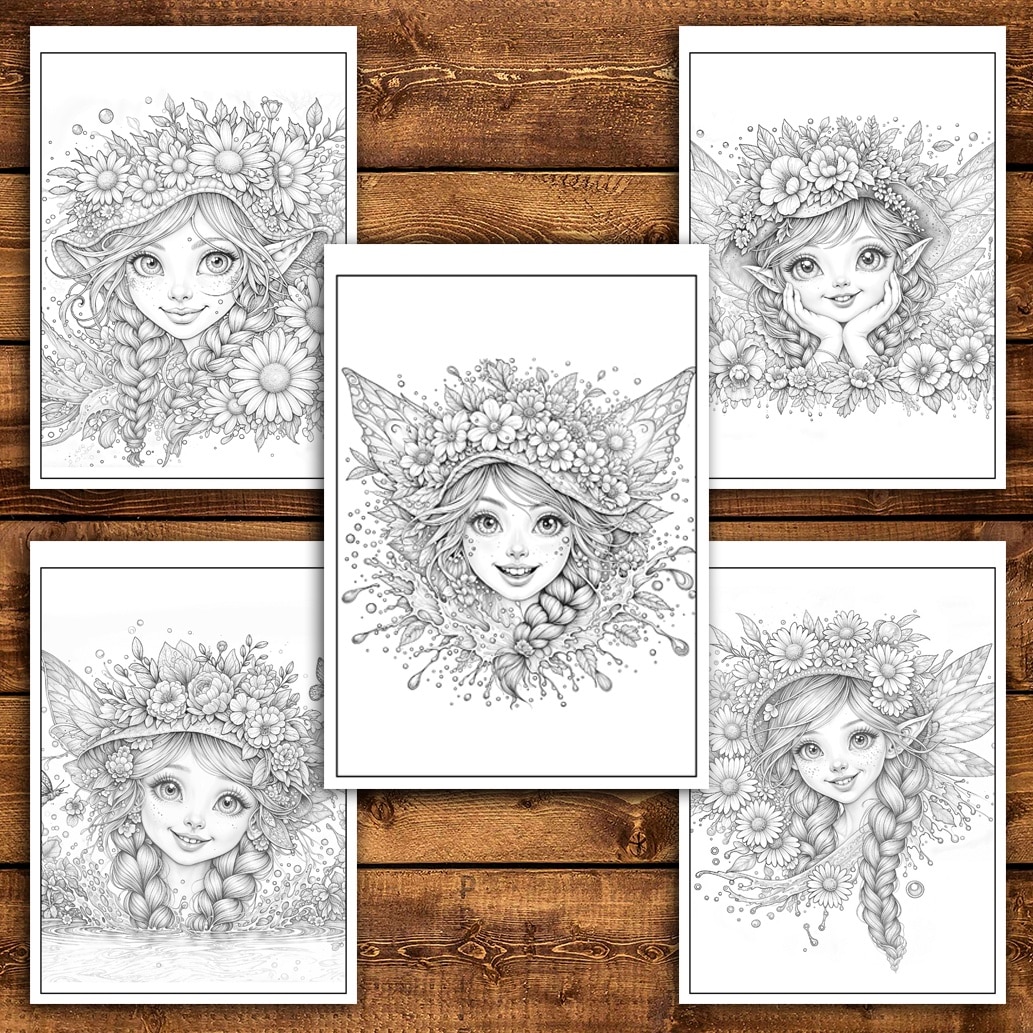 Carte de colorat antistres, 50 de ilustratii Portrete cu Zane, 106 ...