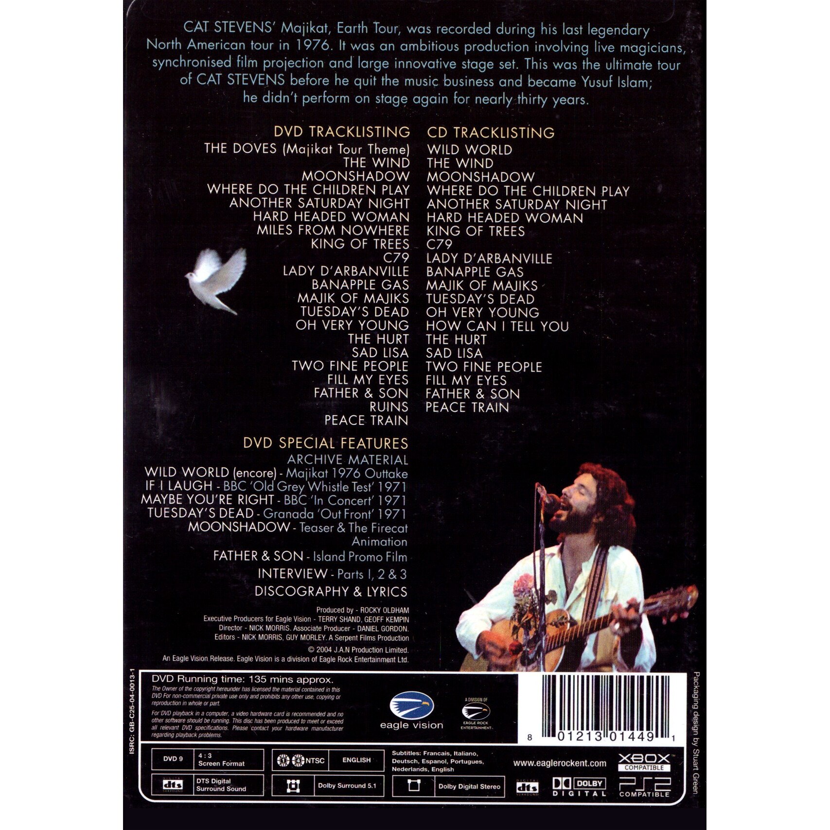 Cat Stevens - Majikat - DVD + CD - eMAG.ro