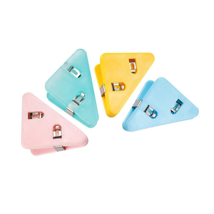 Set de clipsuri triunghiulare multifunctionale, 4 bucati, diverse ...