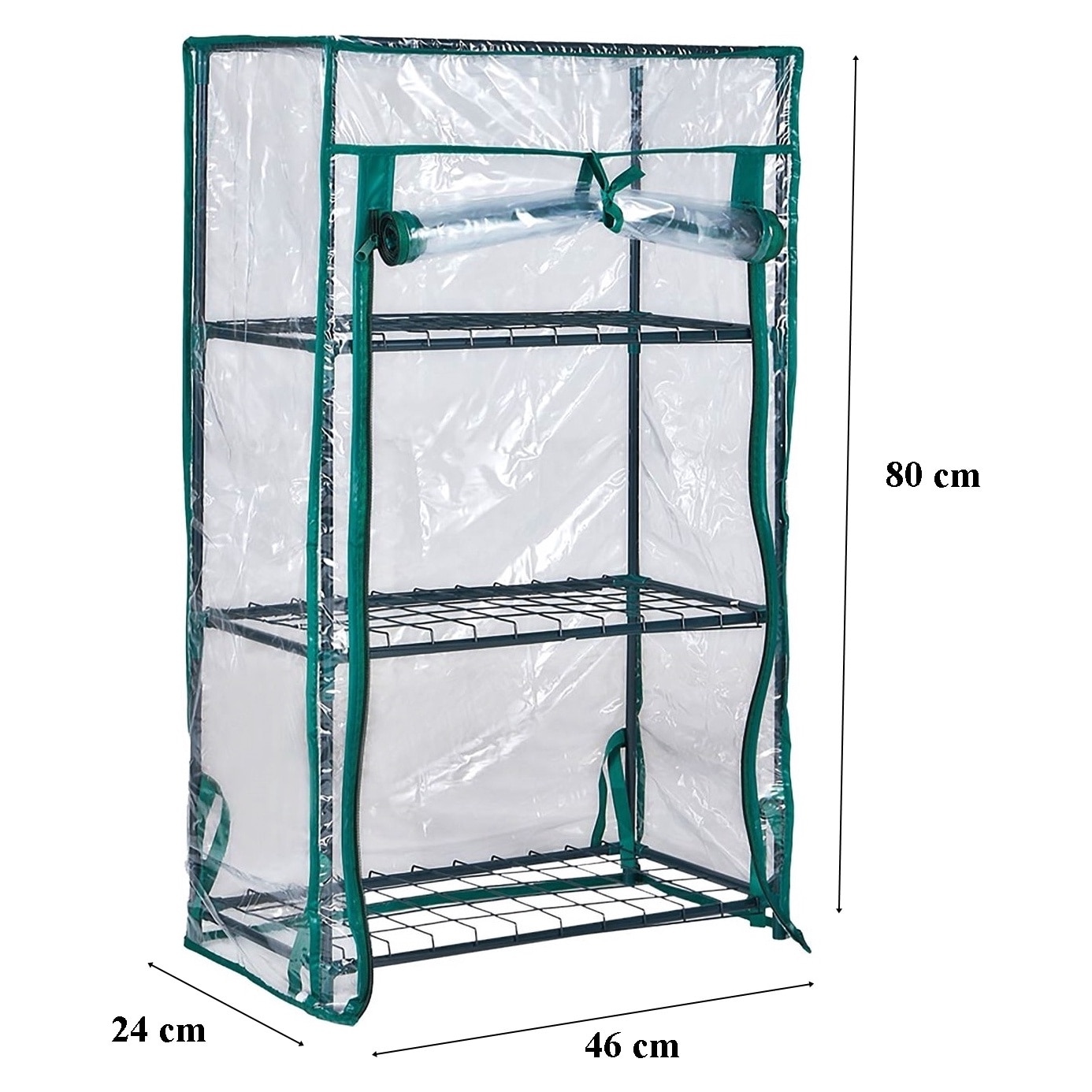 Minisera tip solar pentru rasaduri si gradina, structura metalica si ...