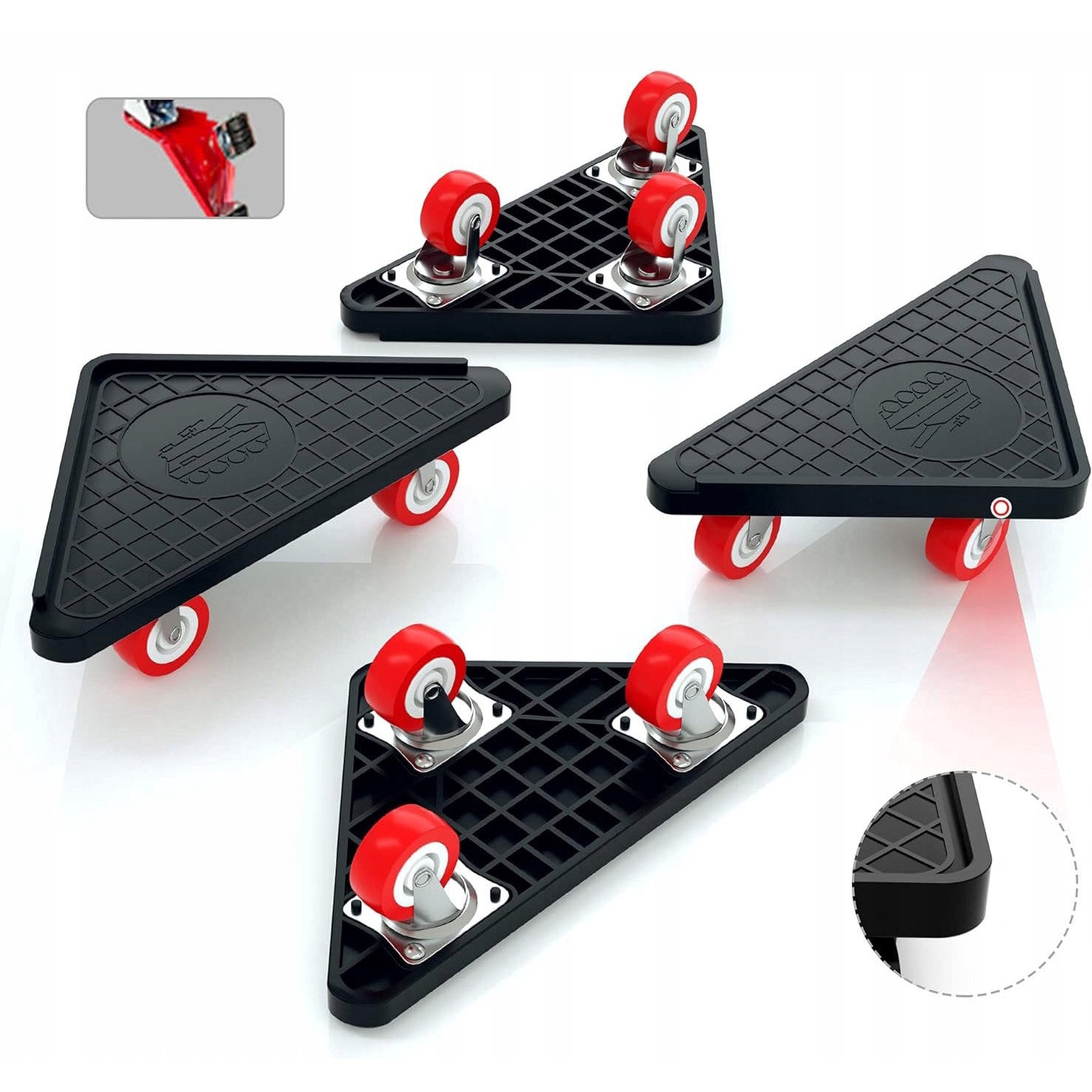 Set de mutare a mobilelor, Elmax, 4 platforme cu roti si un lift ...