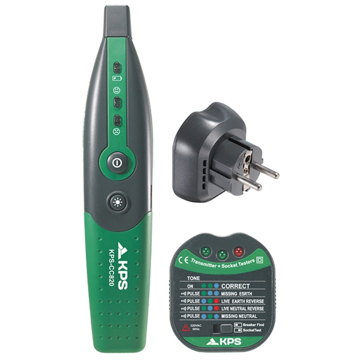 Tester KPS KPS-CC820, CAT II 600V, EN 61010, Poate identifica prezenta ...
