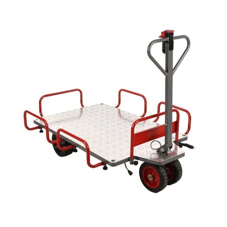 Carucior electric tip platforma, GeoTech E-Truck 400, 40V 6Ah, max 400 ...