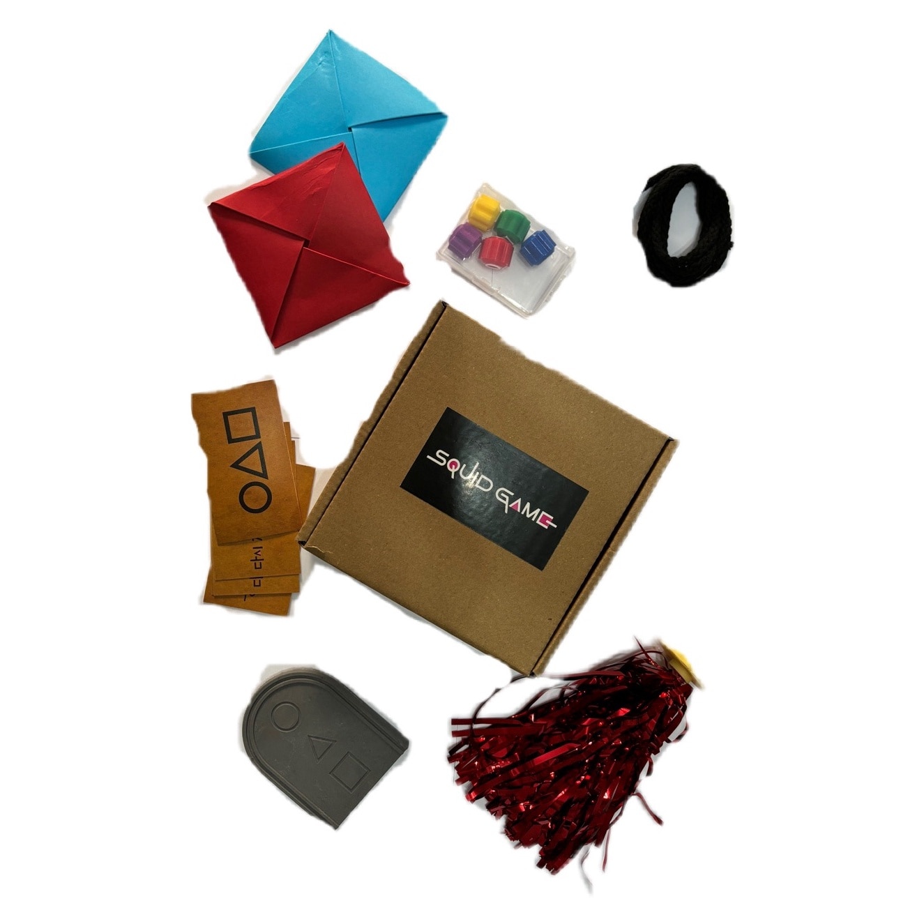 Set de 5 jocuri Coreene, Gong-hi, squid game, Gonggi, Paeng-y, Ddakji ...