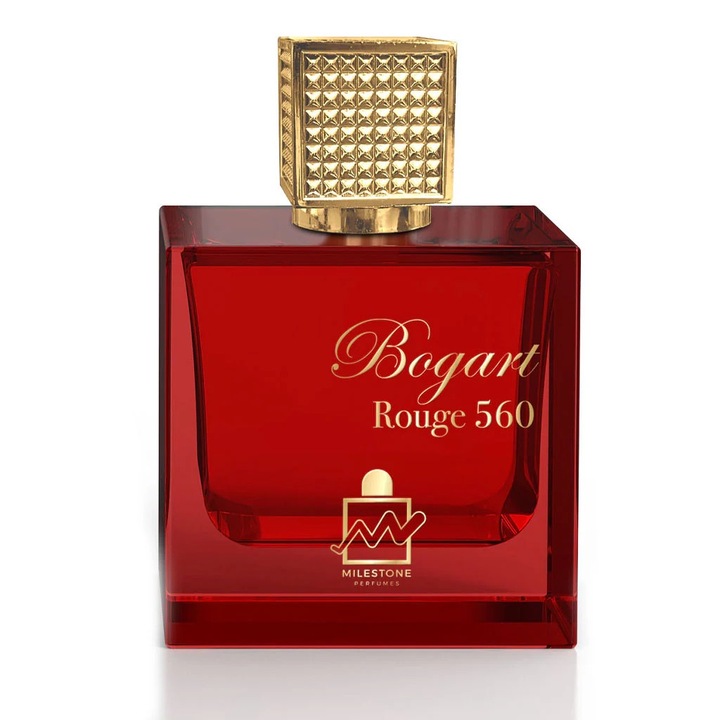Parfum unisex Milestone Bogart Rouge, 100 ml, note lemnoase, sticlă elegantă - eMAG.ro