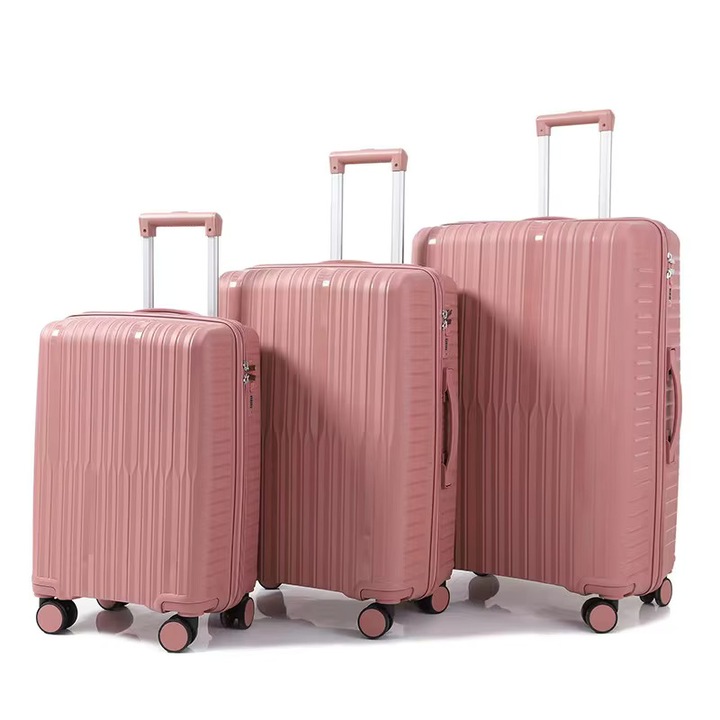 Set 3 trolere material Polipropilena rezistent la lovituri, 4 roti ...