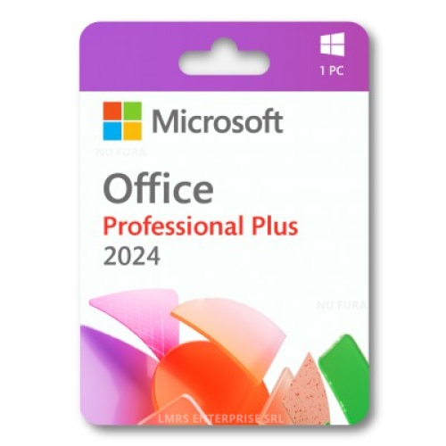 Licenta Pemanenta Microsoft Office 2024 Pro Plus 64/32 bit Medialess - eMAG.ro