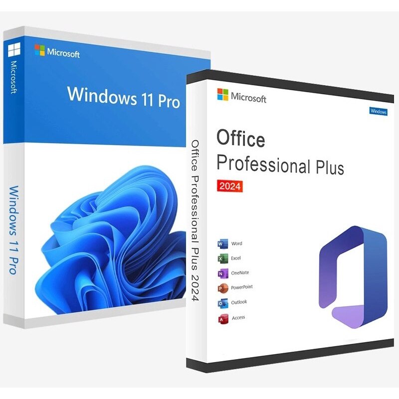 Licenta Microsoft Windows 11 Pro USB impreuna cu Office 2024 Pro Plus, Medialess - eMAG.ro