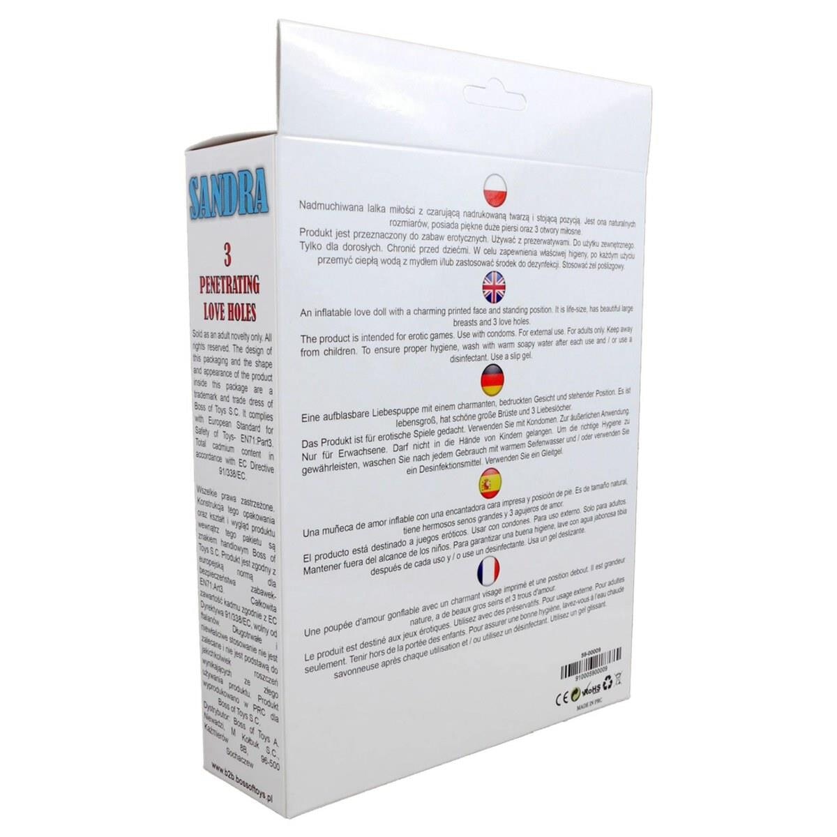 Papusa de dragoste gonflabila, neagra, 3 gauri - eMAG.ro