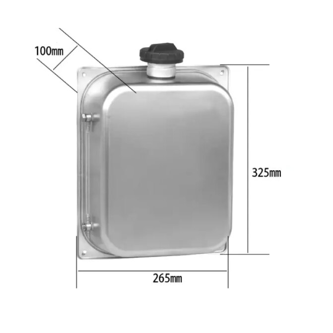 Rezervor de la Paa-Auto® pentru combustibil capaciate 7L din inox - eMAG.ro