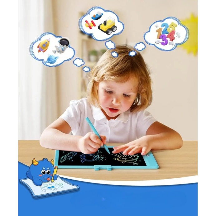 Tableta grafica pentru scris si desenat, Fresner®, display LCD de 10 ...