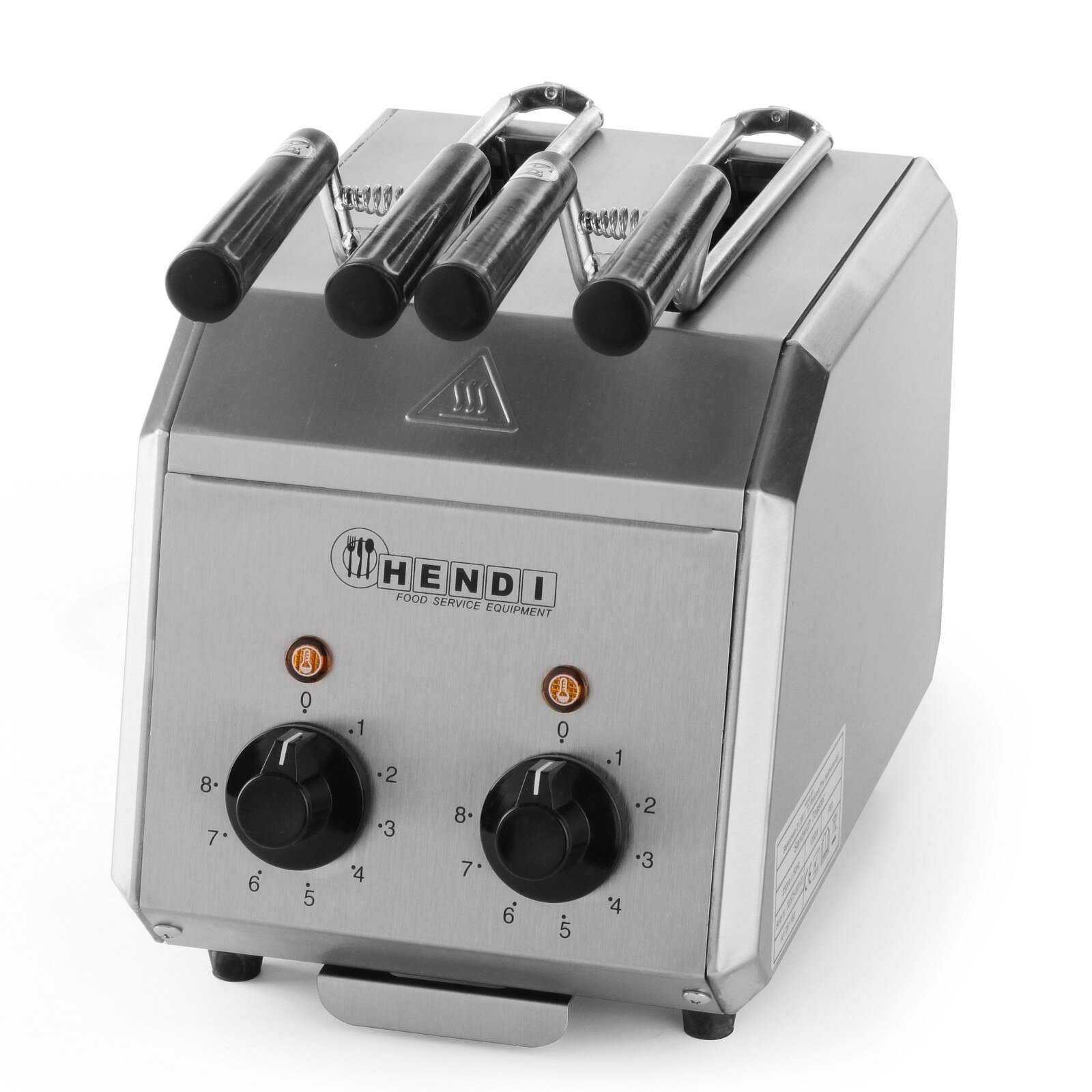 Prajitor de sandvisuri cu cronometru dublu 1200W - Hendi 261163 - eMAG.ro