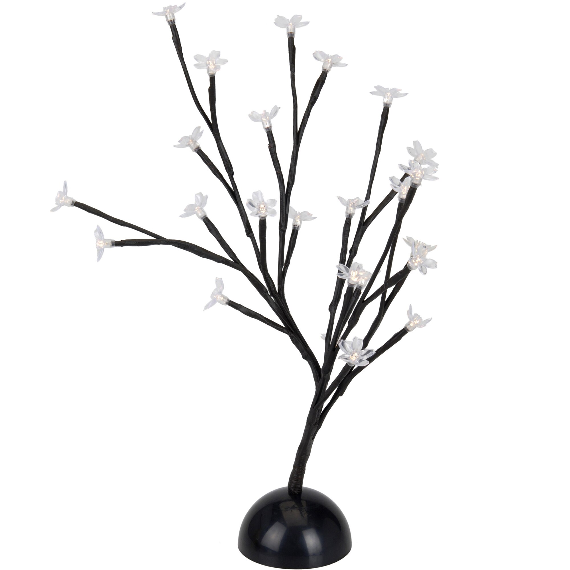 Copac Sakura luminos eNoelle, cu LED, 40 cm, Alb - eMAG.ro