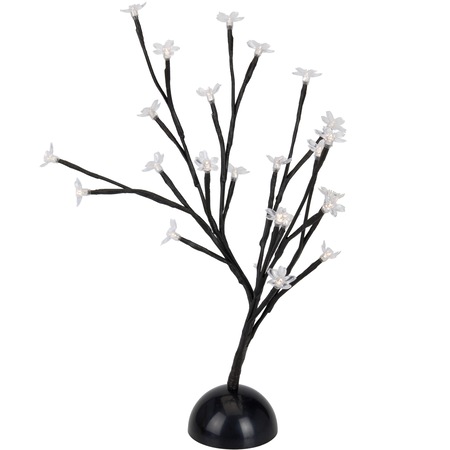 Copac Sakura luminos eNoelle, cu LED, 40 cm, Alb - eMAG.ro