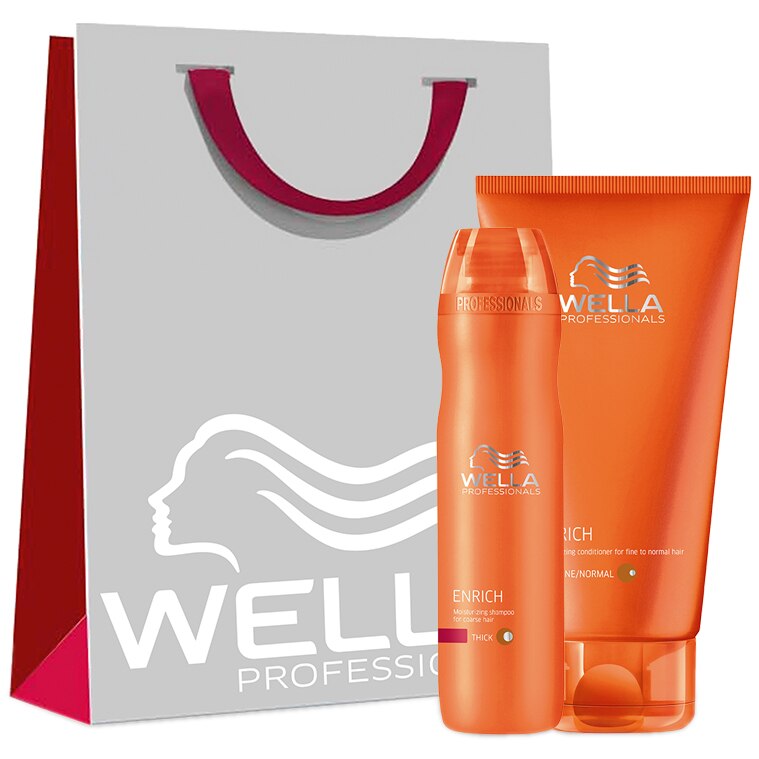 Set Wella Professionals Enrich Fine: Sampon, 250 ml + Balsam, 200 ml ...