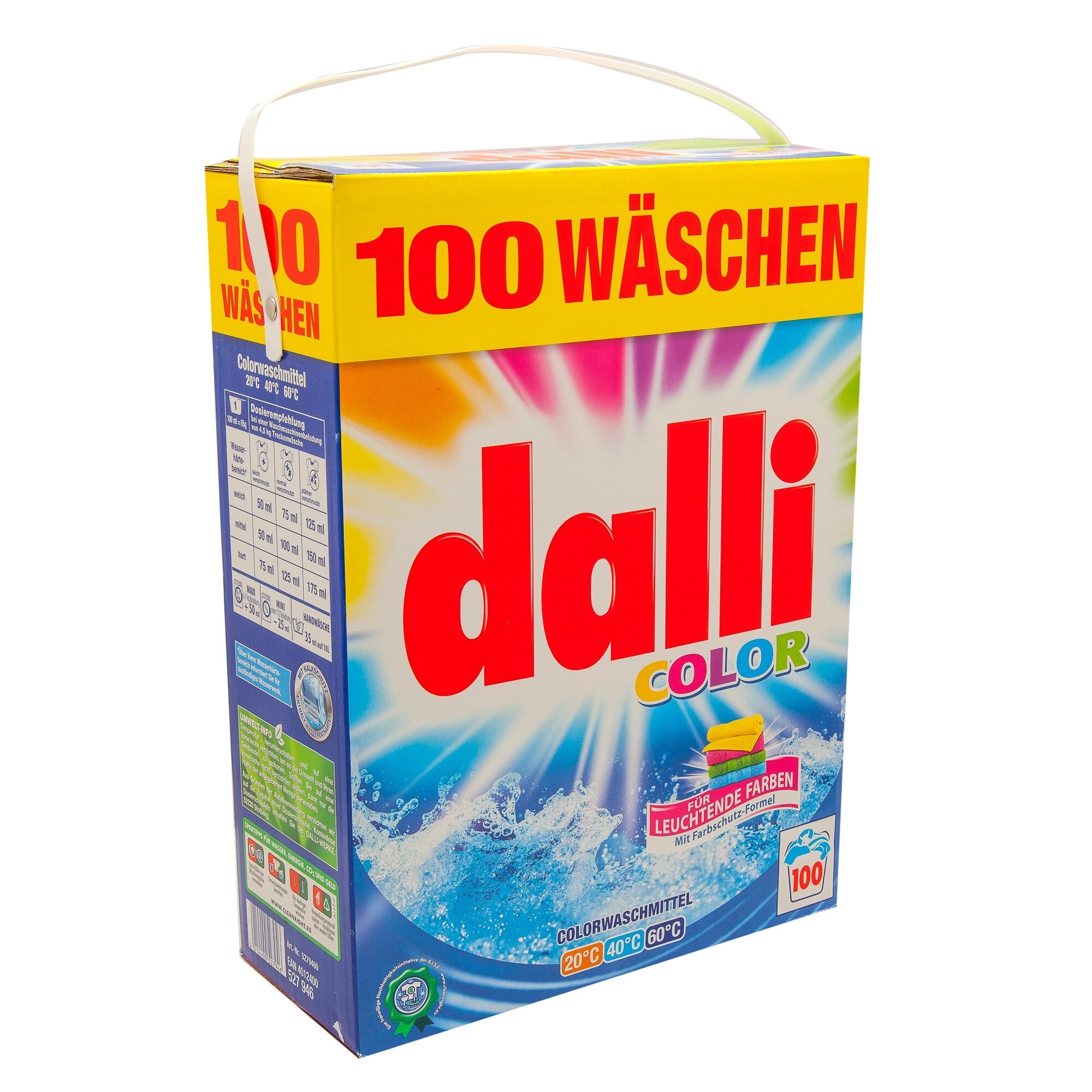 Detergent pudra Dalli Color, automat, 100 spalari, 6,5 kg - eMAG.ro