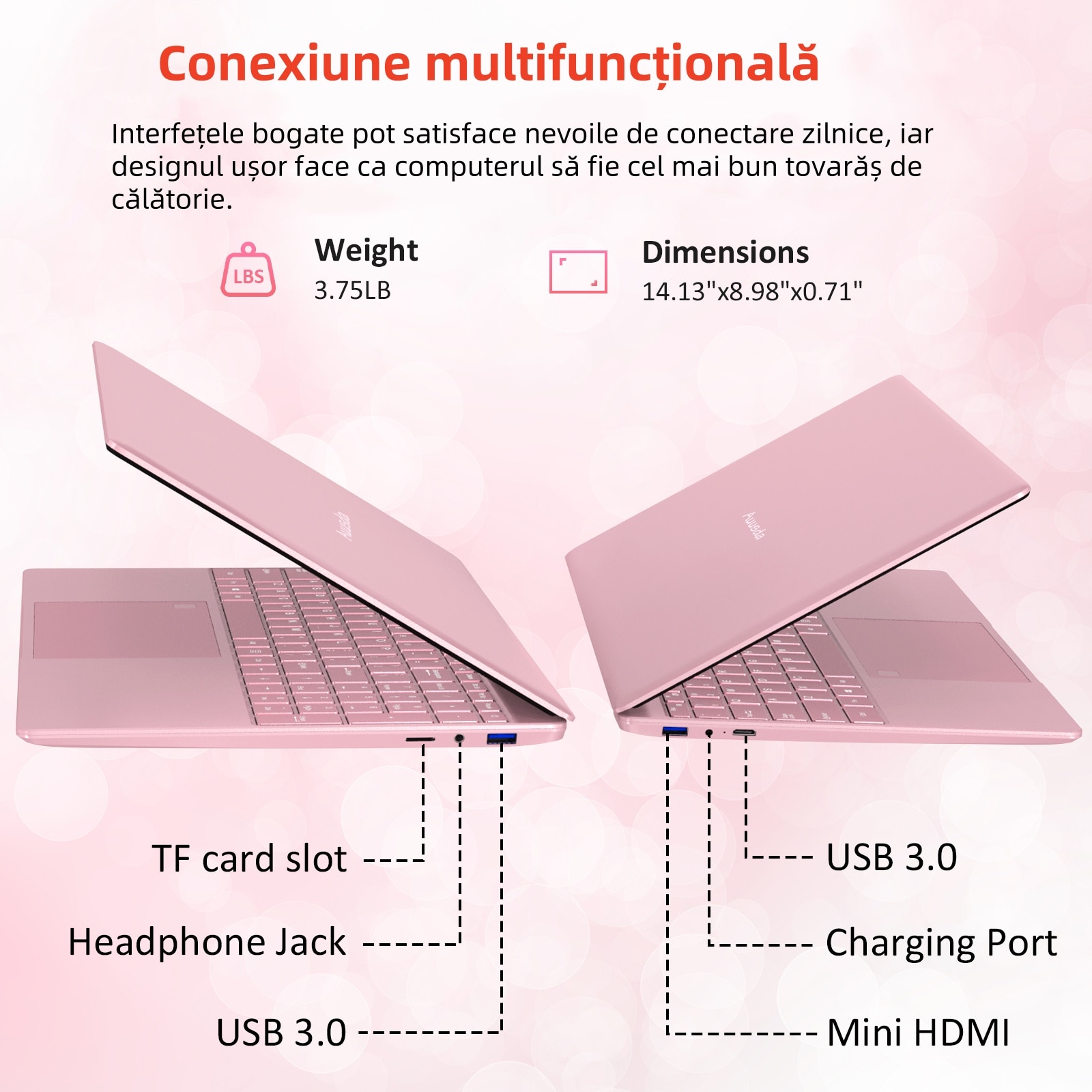 Laptop Auusda, Procesor Centrino N95 (pana la 3.4 GHz), 32GB RAM, SSD ...