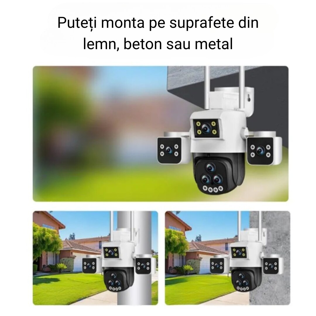 Camera De Supraveghere Full HD, Exterior, Wireless Rezistenta la Apa si ...