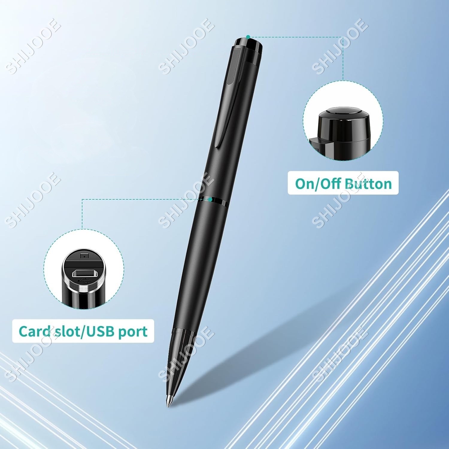 Recorder spion integrat in pix，SHIJOOE®，memorie 64 gb inclusa，pana la ...